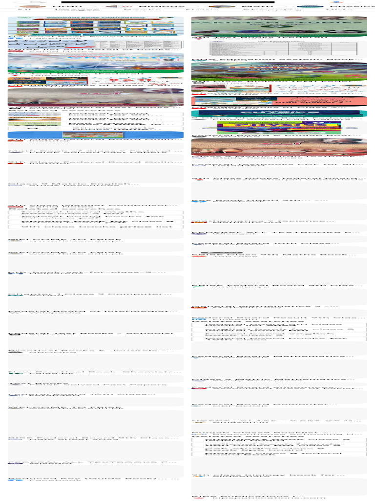 Federal Board 9th Class Books List - Google Search | PDF