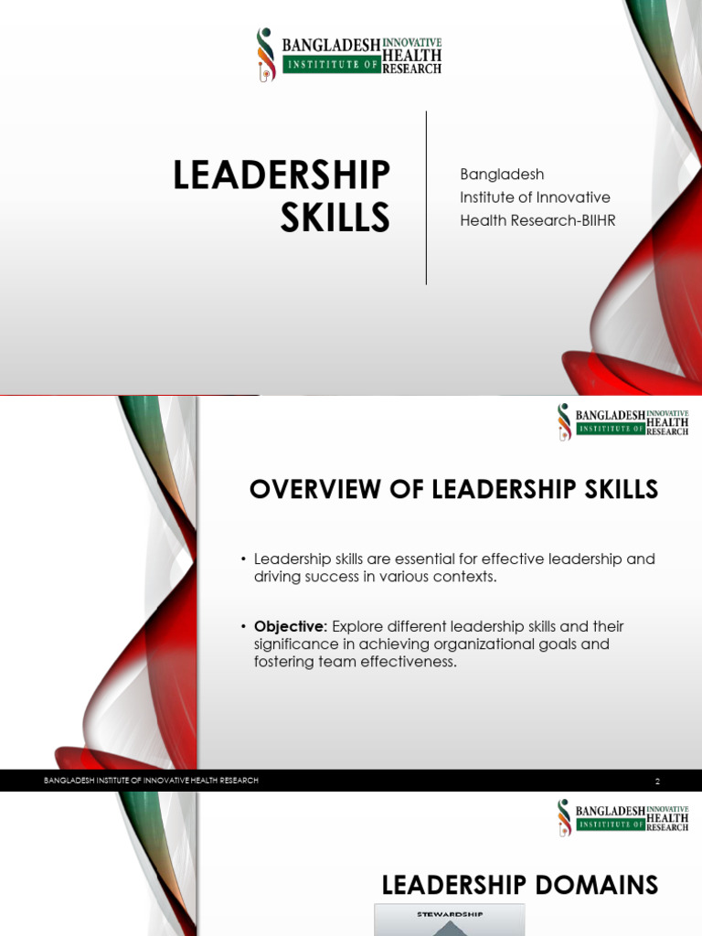 Leadership Skills | PDF