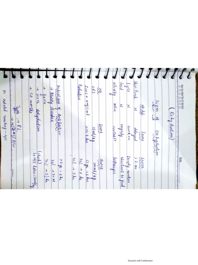Paeds Notes 2 | PDF