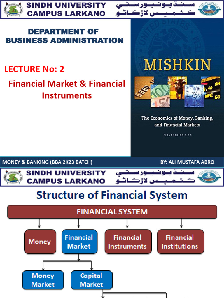 Lecture 2 Money and Banking | PDF