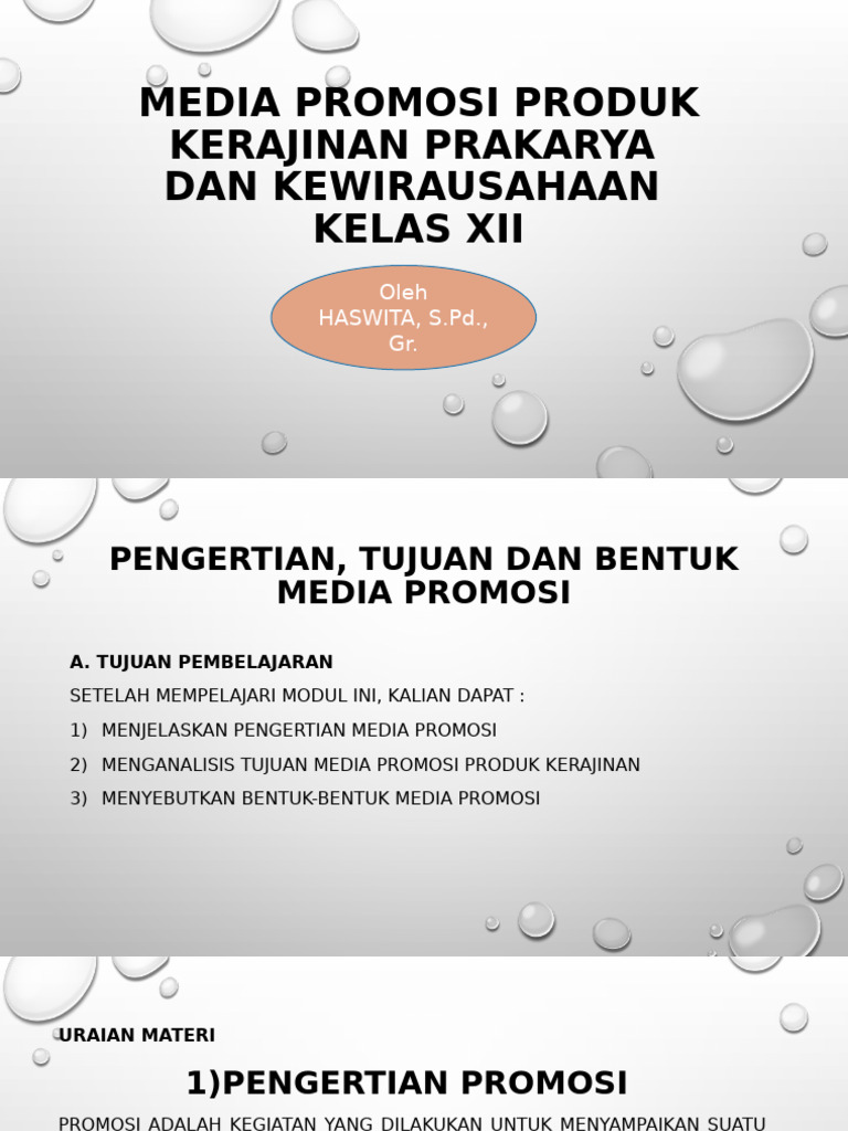 Pkwu - Materi Promosi | PDF