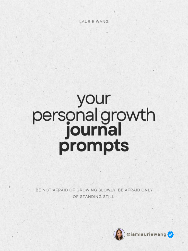 Personal Growth Journal Prompts | PDF | Personal Development ...