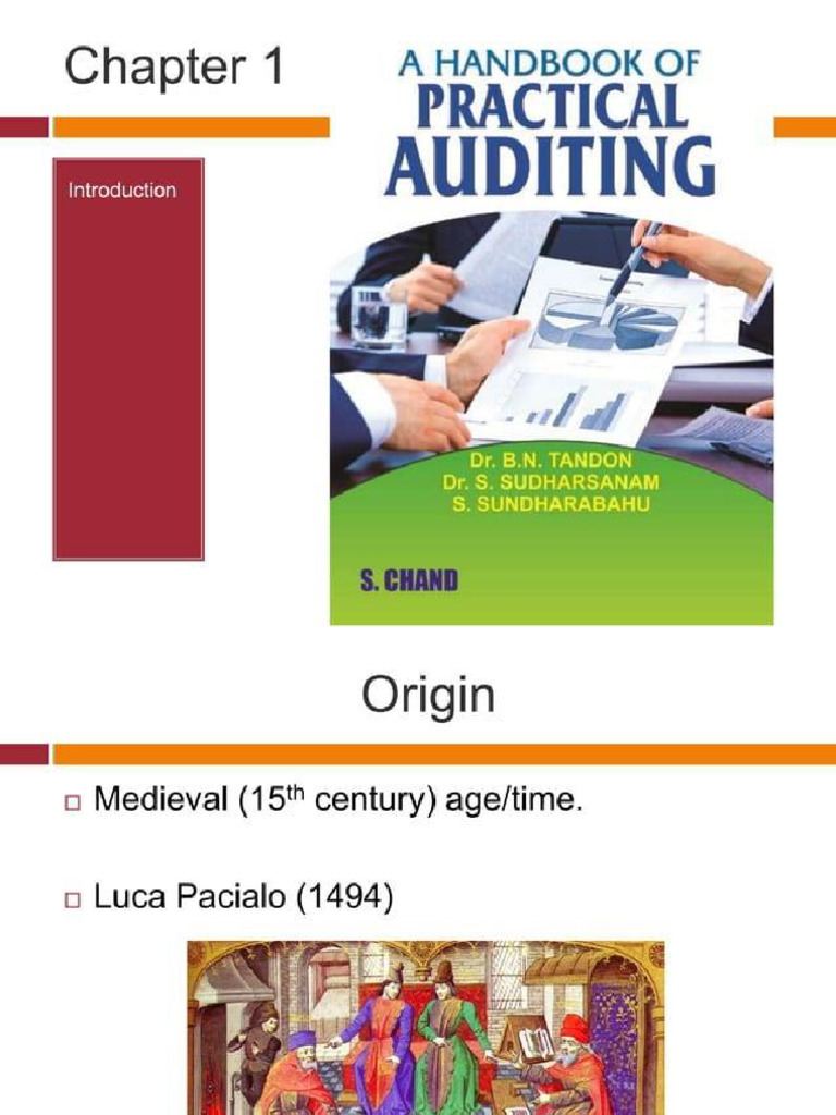 Auditing Chapter 1 | PDF