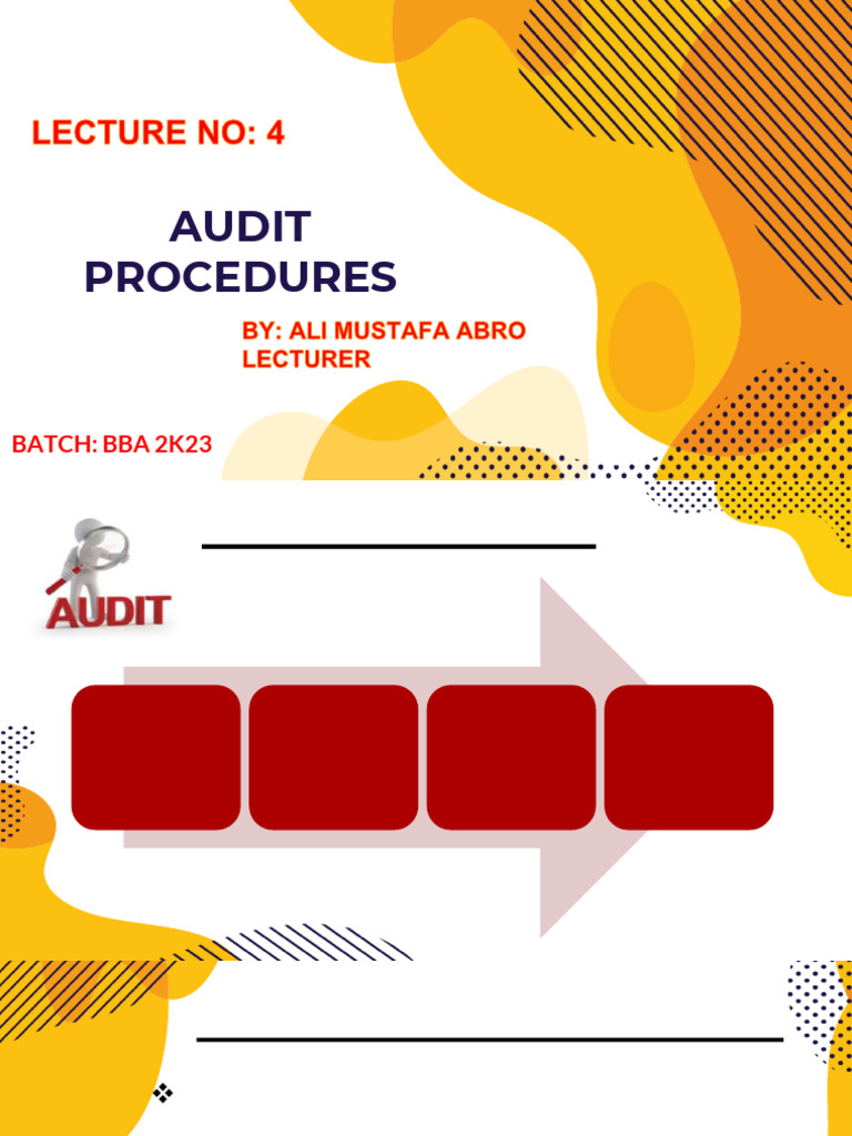 Auditing Lecture 4 | PDF