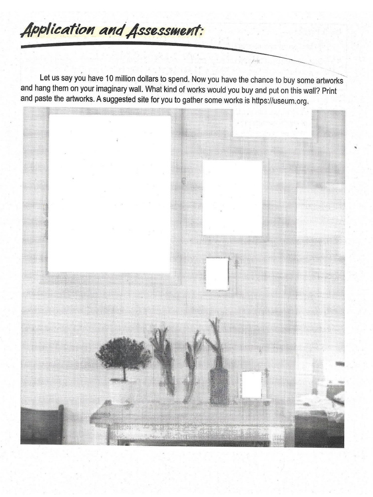 ART APP Activity | PDF