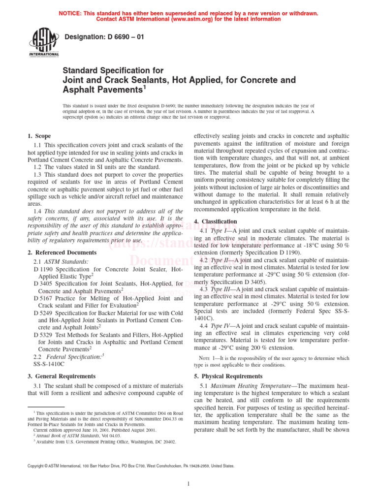 Astm D6690 01 | PDF