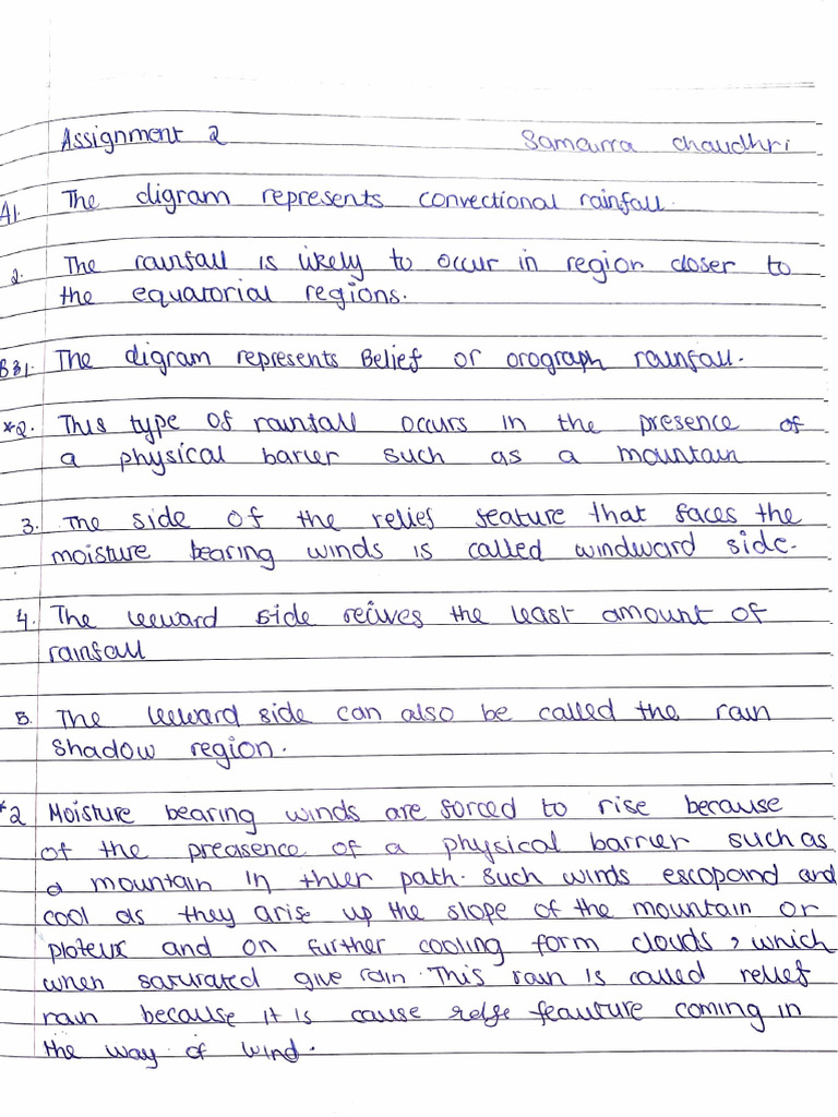 Samaira Chaudhri 7C 33 Geography 2 | PDF