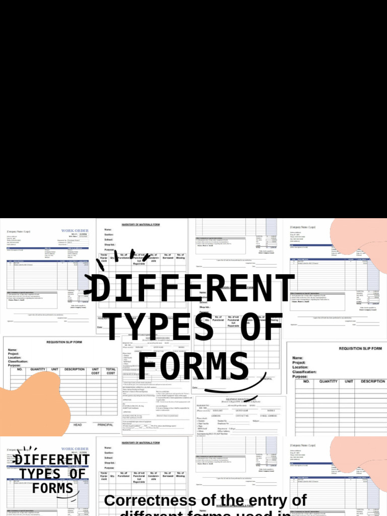 Different Types of Forms 2 | PDF