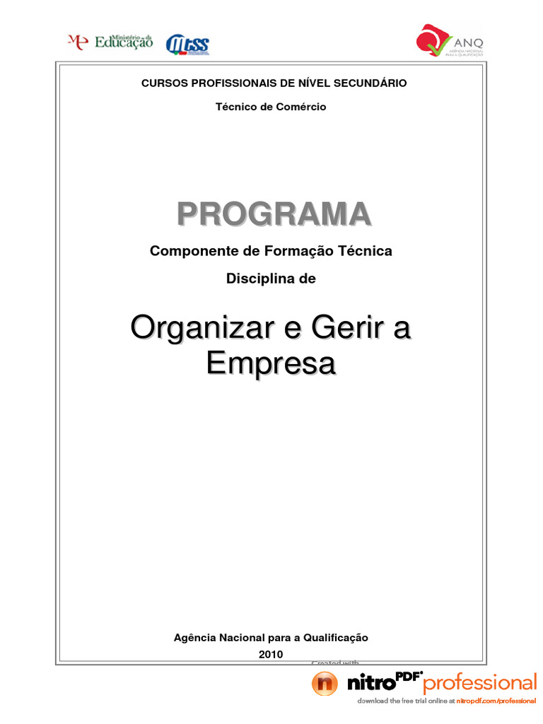 PROGRAMA DE OGE | PDF