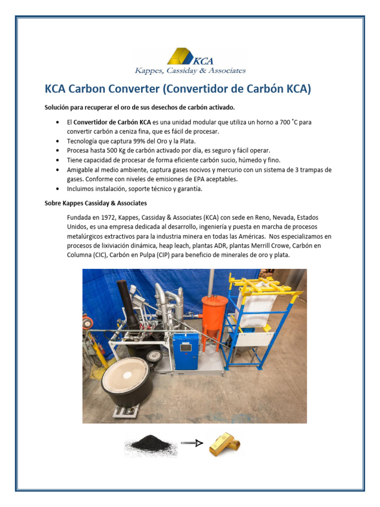 KCA Carbon Converter Esp | PDF