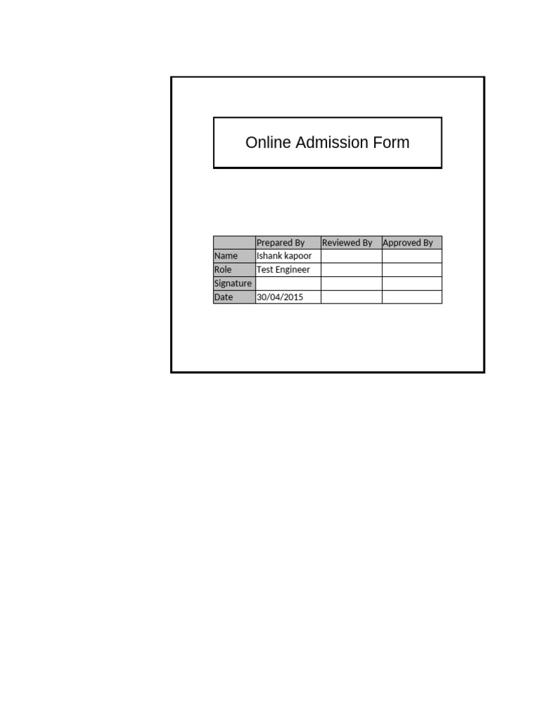 Online Application Form | PDF | Password | Privacy