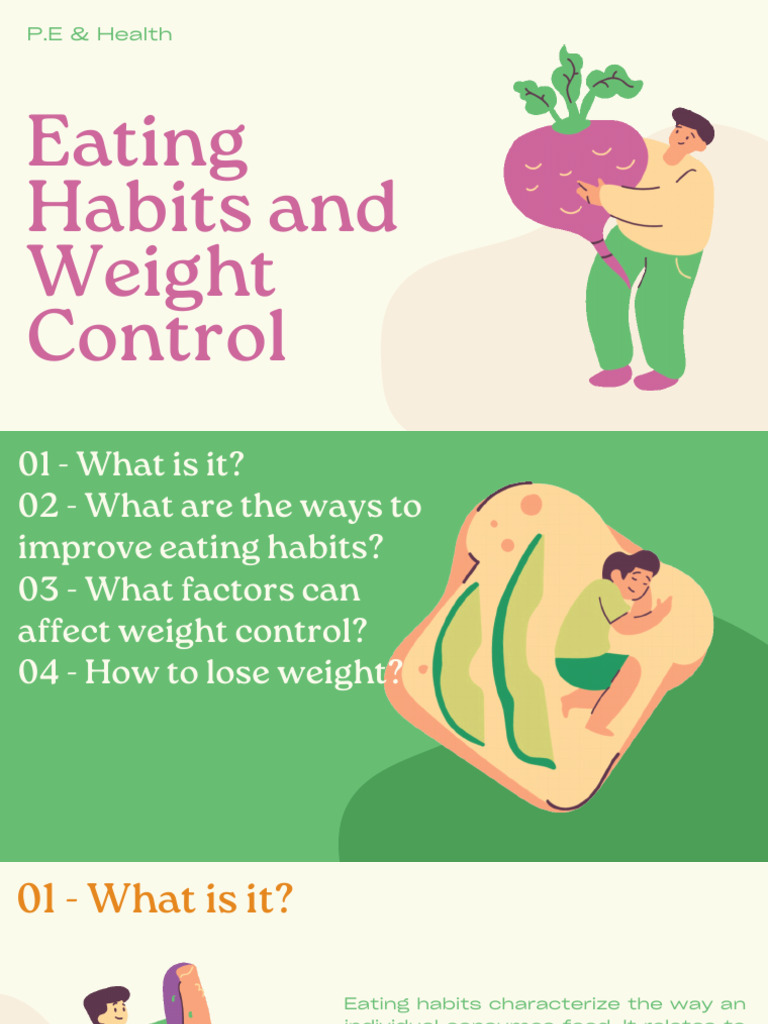 Eating Habits and Weight Control | PDF