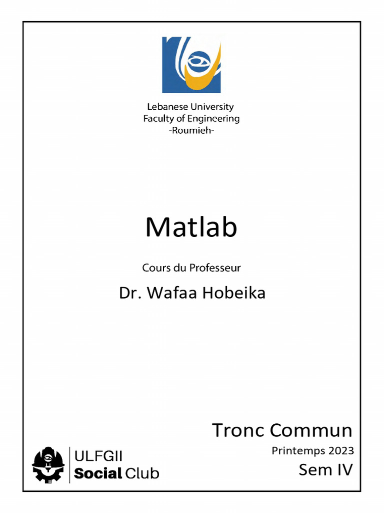 Matlab Pdf