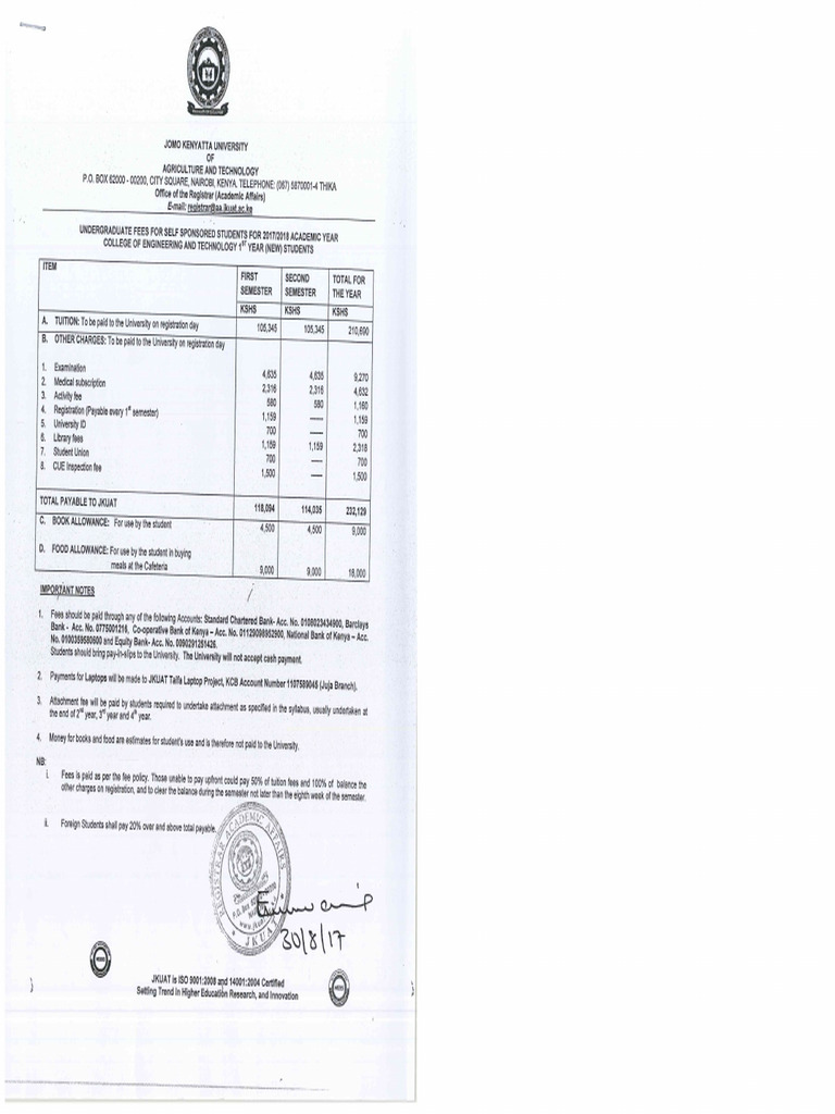 Fee Structures | PDF