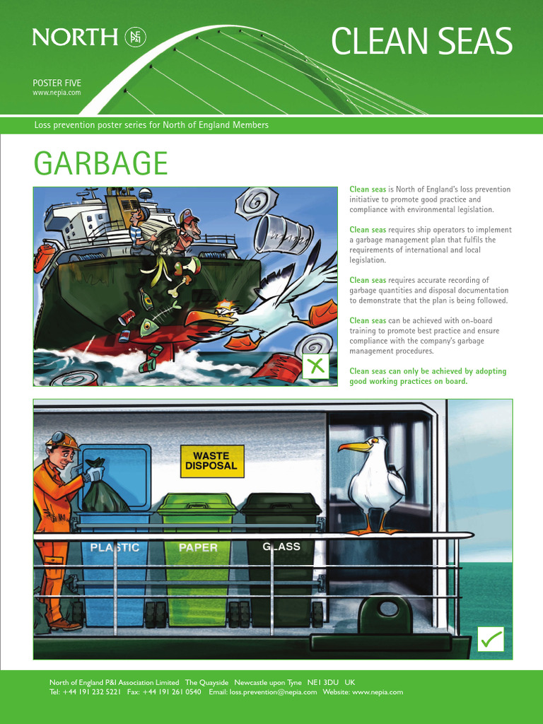 Posters Clean Seas Garbage | PDF