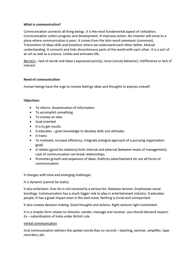 Business Communication (Concept) | PDF