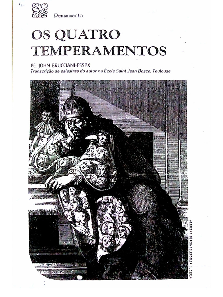 Book - Os 4 Temperamentos - Pe. John Brucciani (FSSPX) | PDF