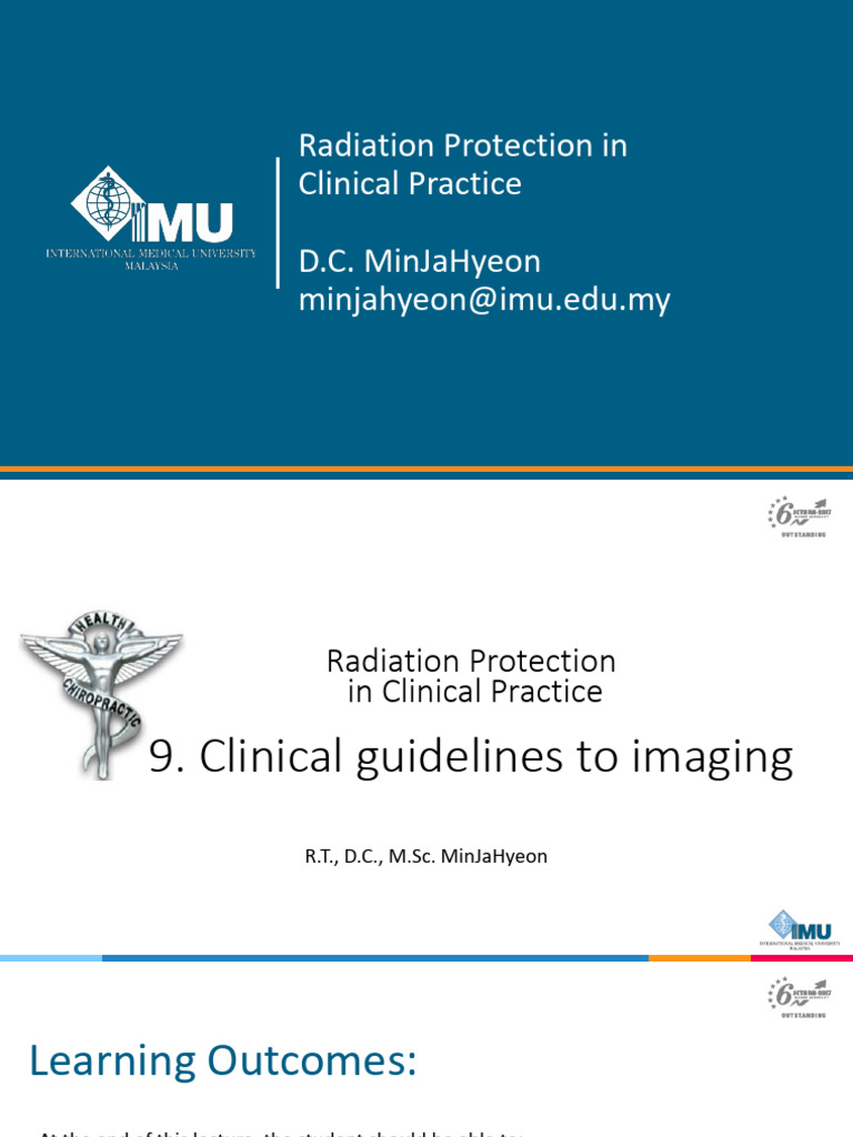 8. Clinical guidelines to imaging | PDF