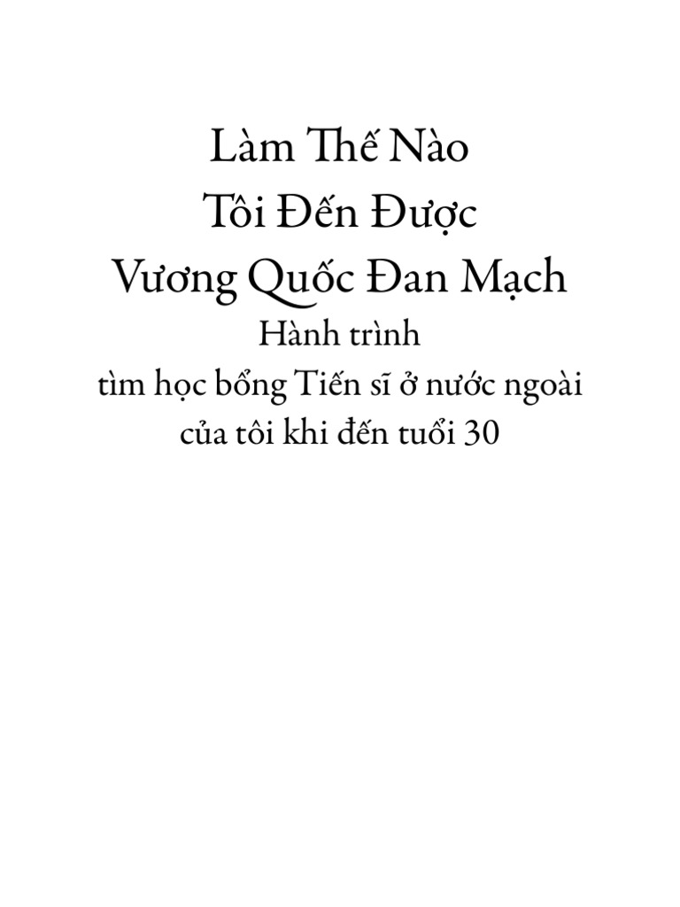 Lam The Nao Toi Den Duoc Vuong Quoc Dan Mach | PDF