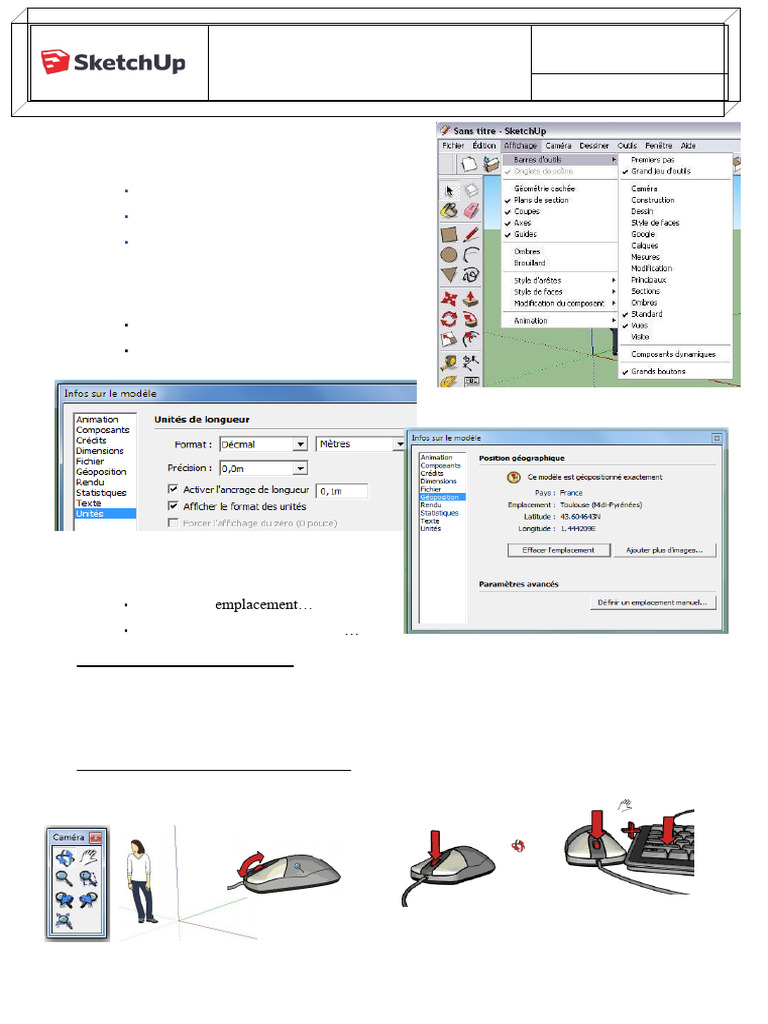 Cours Sketchup | PDF