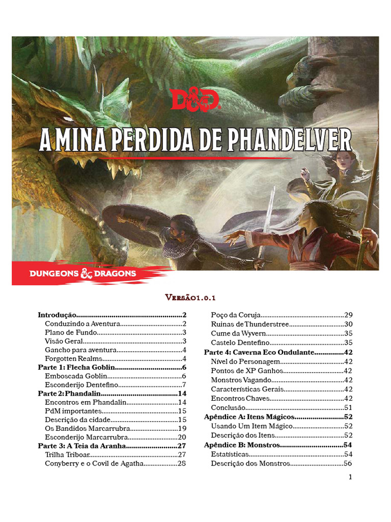 Open Dlscrib - Com PDF A Mina Perdida de Phandelver DL | PDF