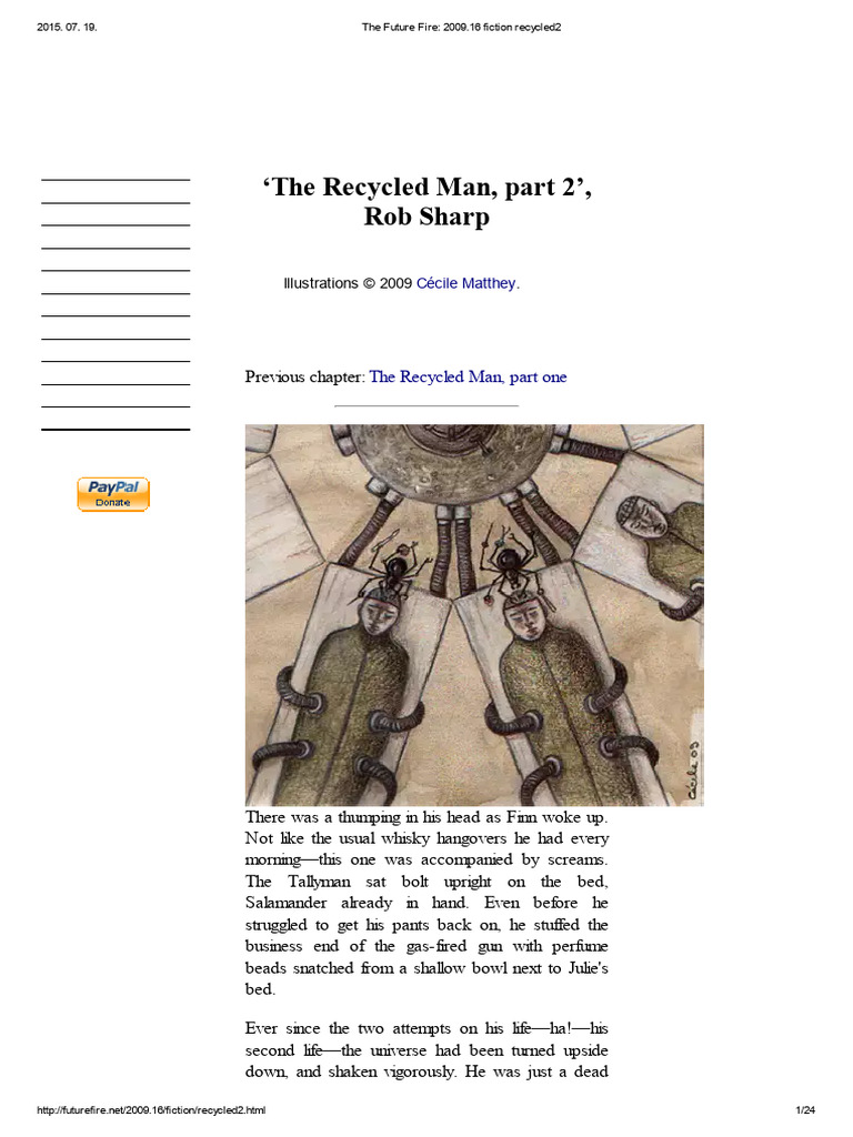 The Recycled Man, part 2, Rob Sharp | PDF