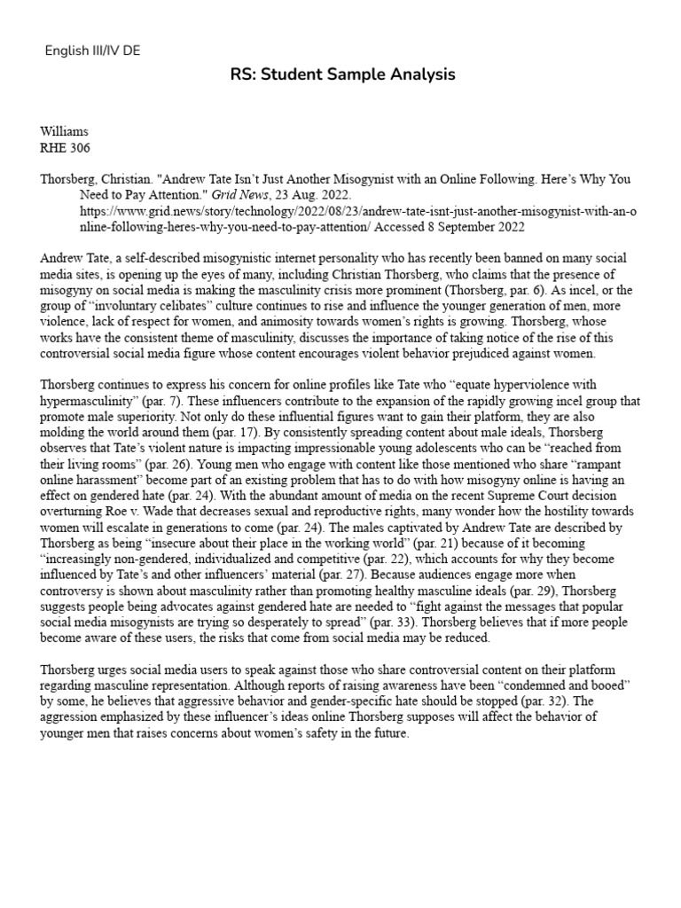 FRS Good Example | PDF