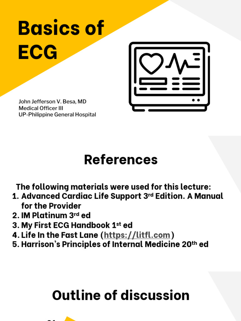 Basic ECG For Students | PDF