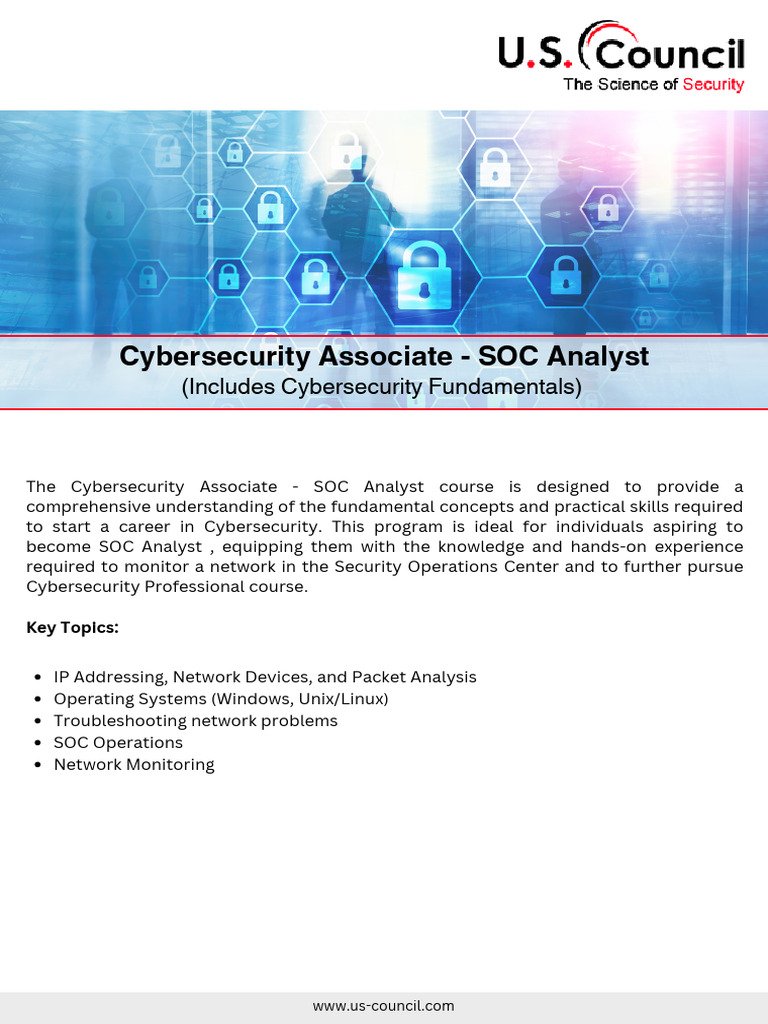 Cybersecurity Associate Soc Analyst | PDF