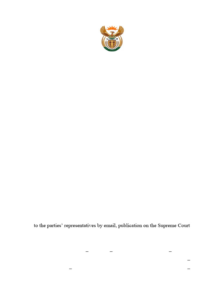 Economic Freedom Fighters V Manuel (2021) 1 All SA 623 (SCA) | PDF