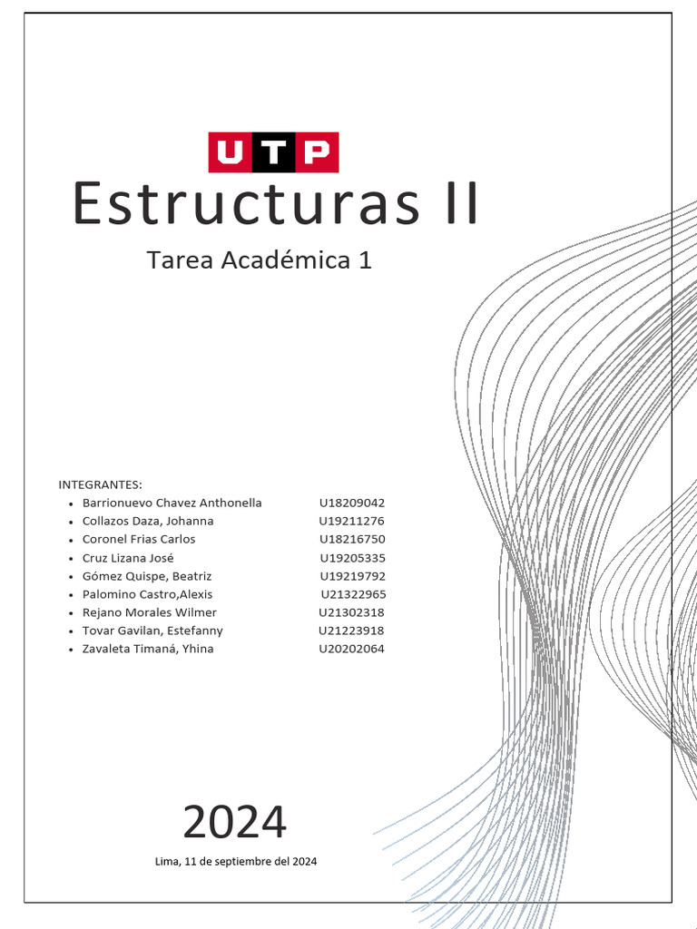 Informe Estructuras II | PDF