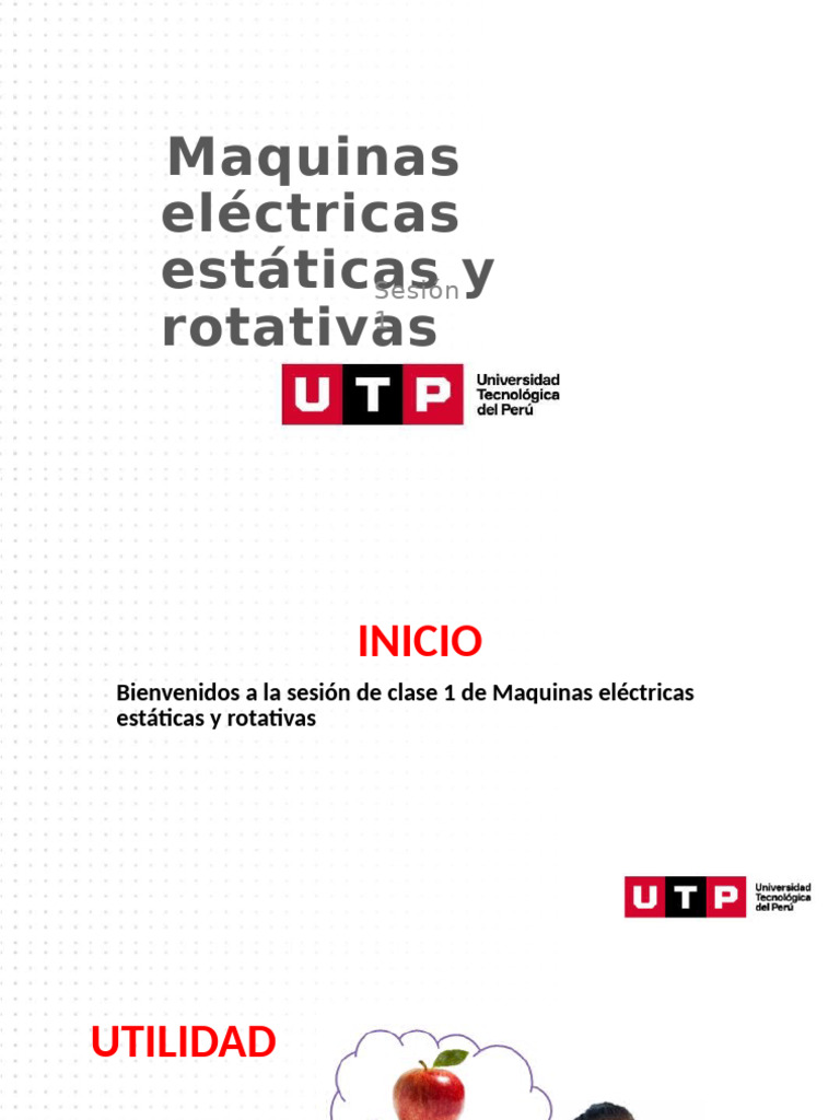 Maquinas Eléctricas Estáticas y Rotativas: Sesión 1 | PDF