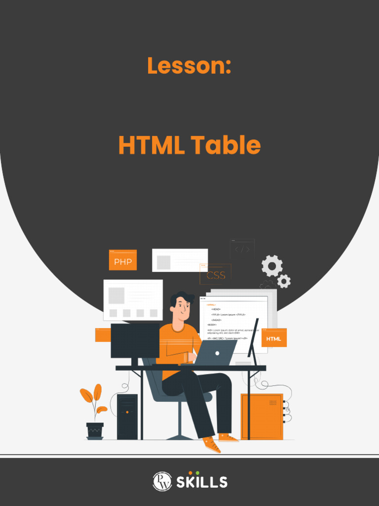 HTML Table | PDF
