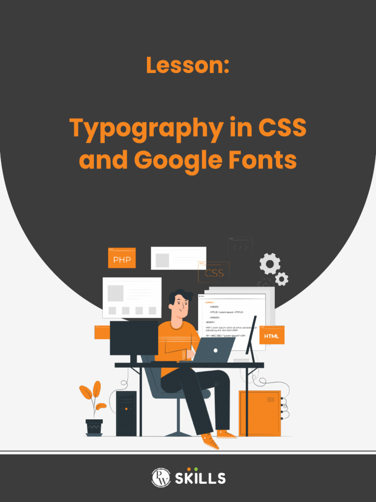 Typography in CSS and Google Fonts (4) | PDF