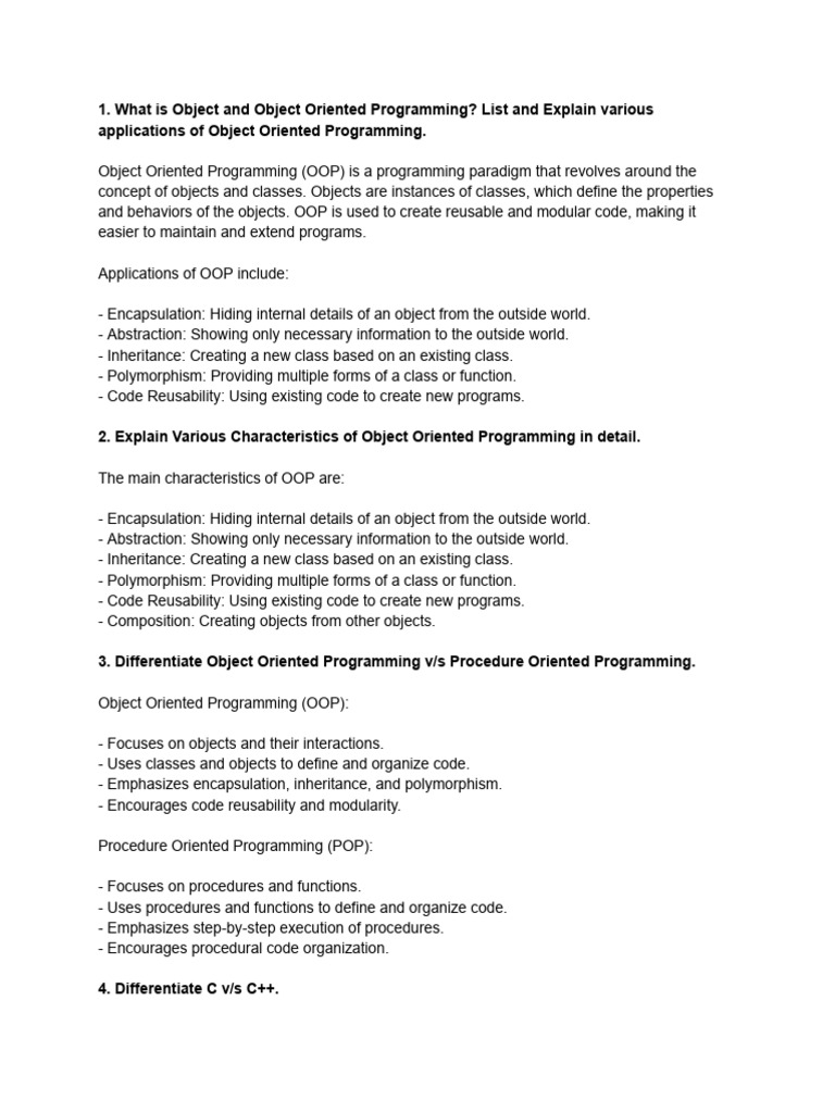 36 Anshuman C Pdf Object Oriented Programming Object Computer Science