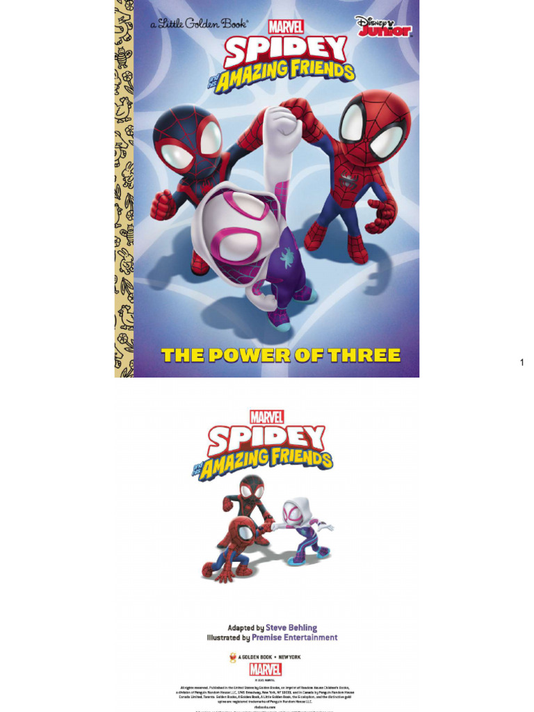 Spidey and His Amazing Friends - The Power of Three | PDF