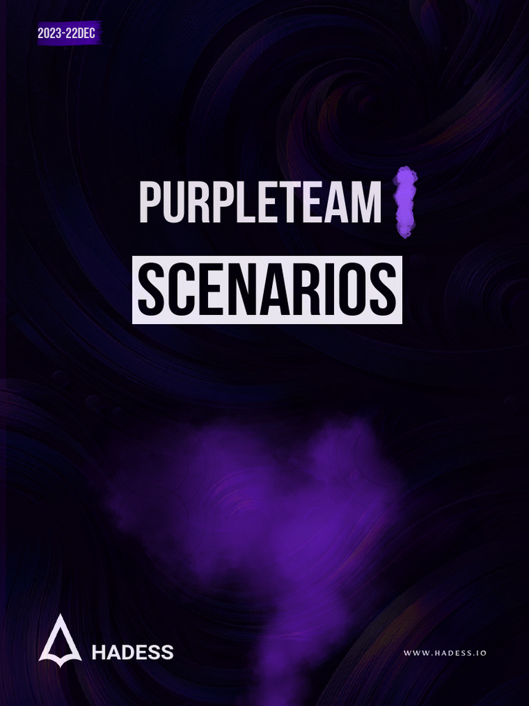 Purple Team Scenarios | PDF