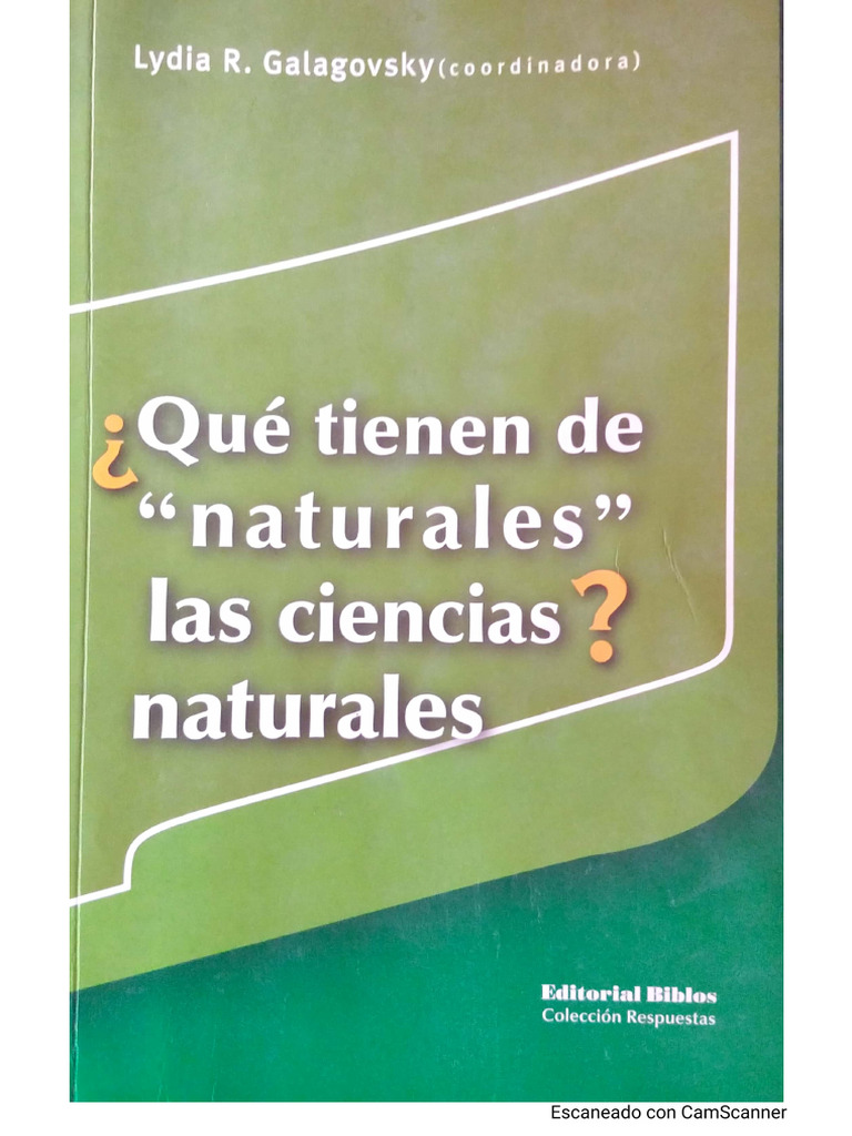 Que Tienen de Naturales Las Ciencias Naturales | PDF