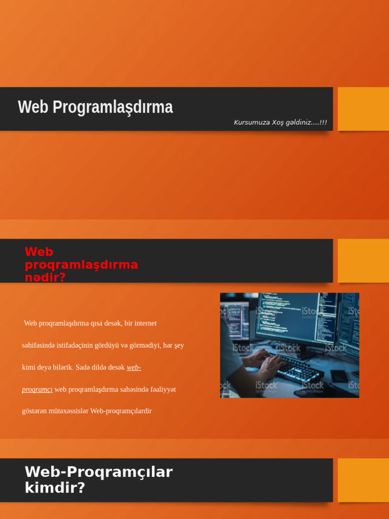 Web Proqramlasdirmaya Giris | PDF