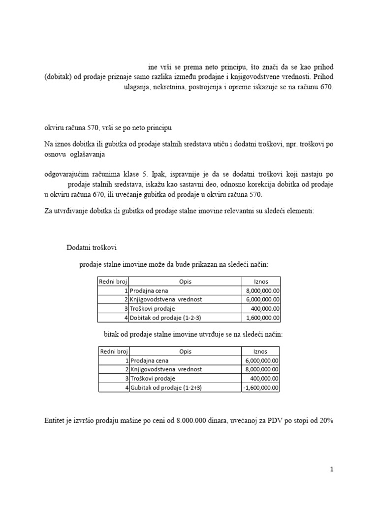 Prodaja-osnovnog-sredstva-sa-primerom | PDF