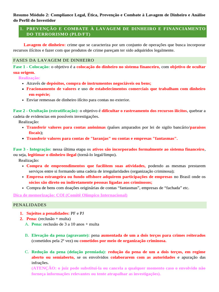 Resumo Módulo 2 | PDF