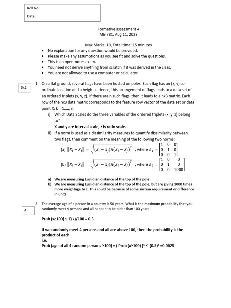 Formative Assessment 4 | PDF
