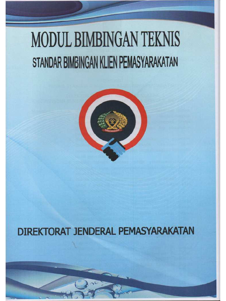 Modul Bimbingan Teknis Standar Bimbingan Klien Pemasyarakatan | PDF