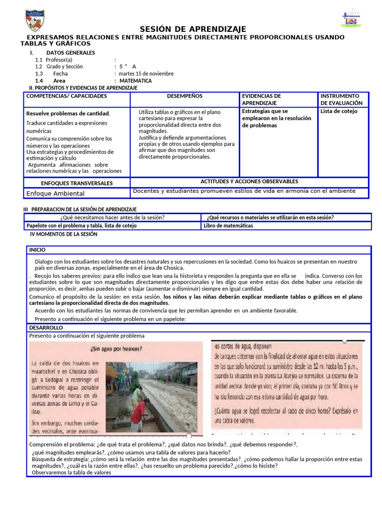 Relaciones de Proporcionalidad Directa | PDF | Matemáticas | Métodos y ...