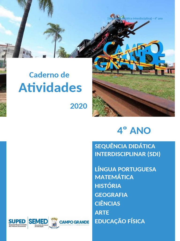 4 CADERNO-DE-ATIVIDADES 4ºANO Semed Suped Gefem 1 | PDF