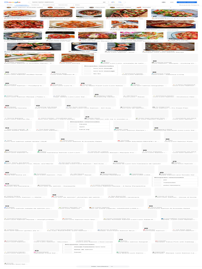 Lomi Lomi Salmon - Buscar Con Google | PDF