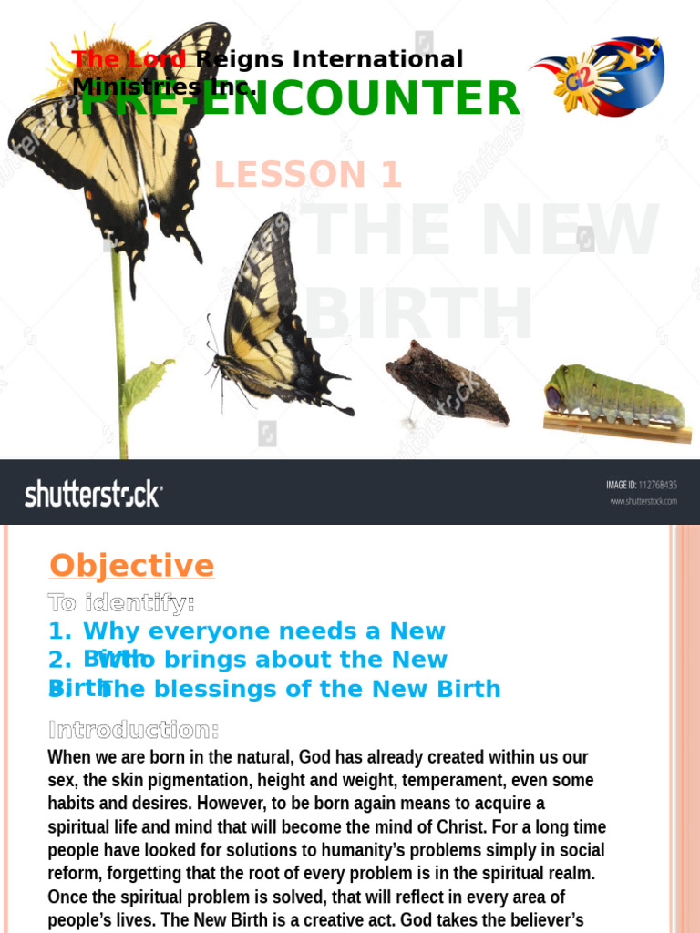 Lesson 1 New Birth | PDF