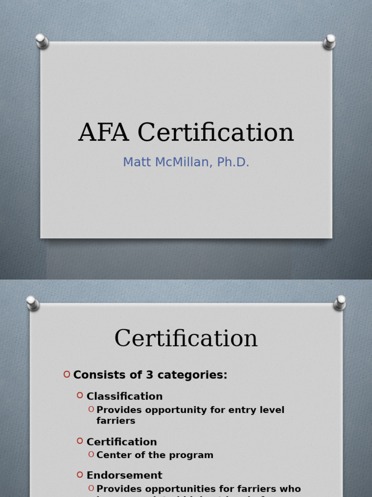 Lecture 2 A Fa Certification | PDF