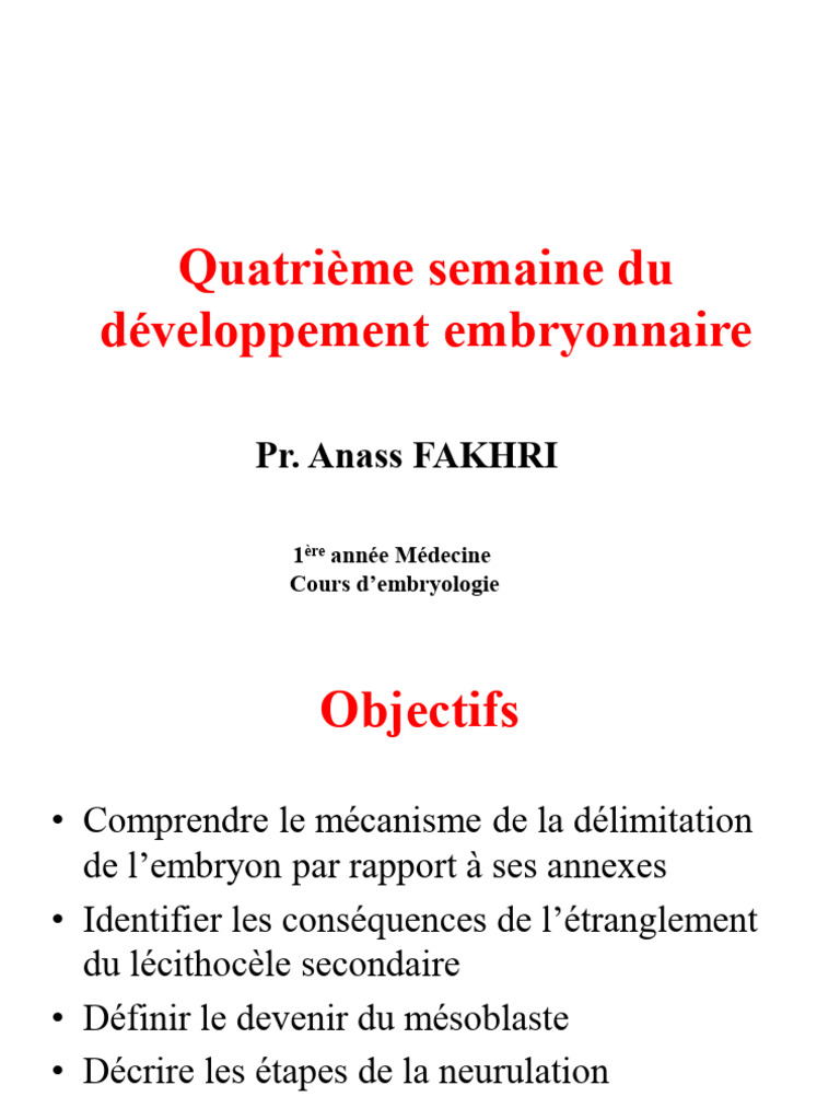 4 Quatrième Semaine Du Développement FMPM | PDF