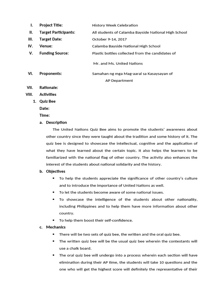 Proposal For AP | PDF